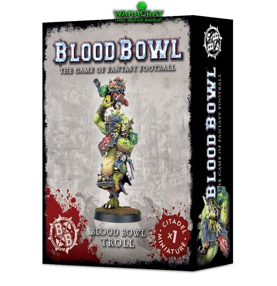 Мініатюра BLOOD BOWL: TROLL ⭐ купити за ціною 1 340 грн у Києві
