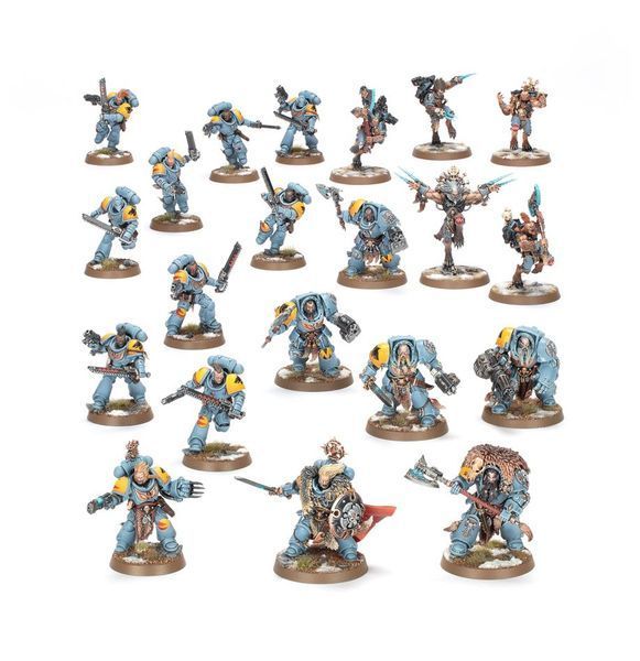 Набор миниатюр WARHAMMER 40000: COMBAT PATROL - SPACE WOLVES ⭐ купить ...