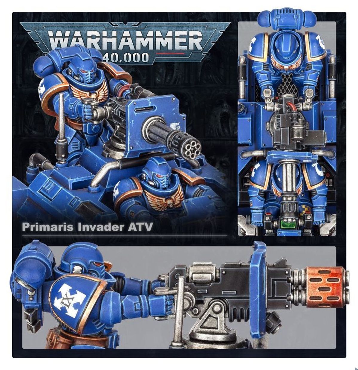 Мініатюра WARHAMMER 40000: SPACE MARINES - PRIMARIS INVADER ATV ⭐ ...