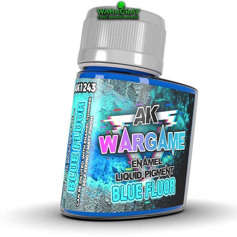 Пігмент AK- BLUE FLUOR – WARGAME LIQUID PIGMENT ⭐ купити за ціною 228 ...
